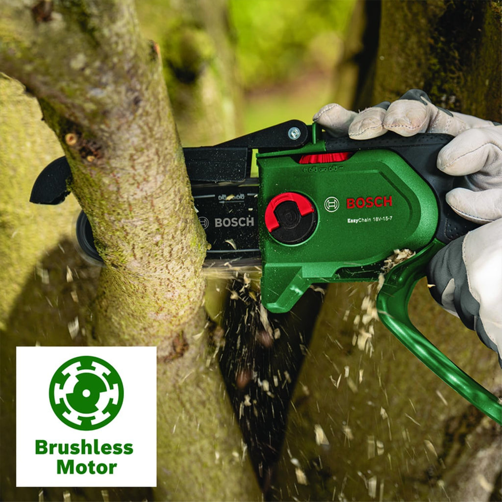SALE best PRICE new £113.97 BOSCH EasyChain 18V-15-7 Cordless CHAINSAW ...