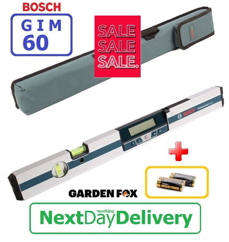SALE best PRICE 123.97 Bosch GIM 60 DIGITAL INCLINOMETER 0601076700 3165140803229 MT