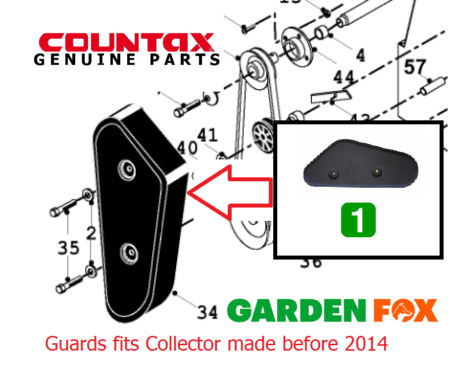 Genuine - COUNTAX WESTWOOD 2000-2014 - Collecter SIDE COVER BELT GUARD ...