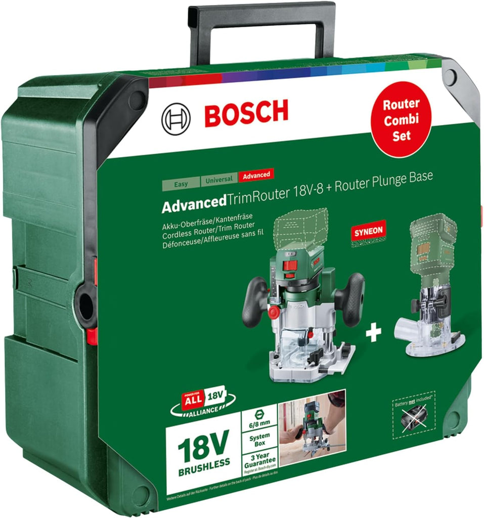 SALE best PRICE - £149.97 - BARE BOSCH AdvancedTRIM Router 18V-8 Cordl ...
