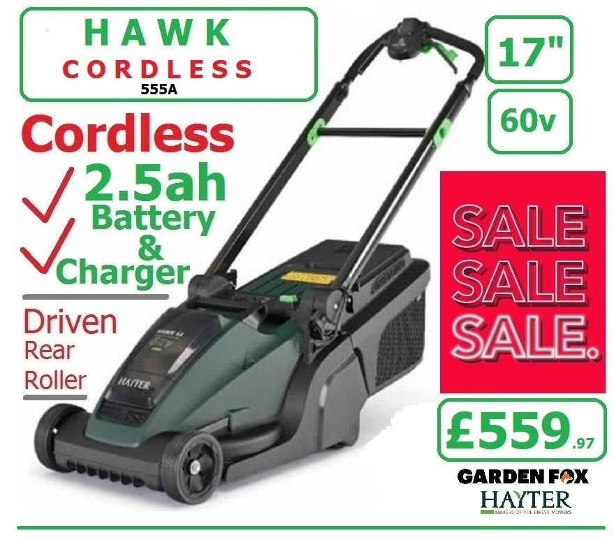 SALE PRICE - £559.97* - HAYTER Hawk 43 Cordless *CLICK & COLLECT or vi ...