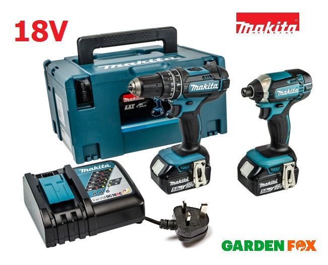new £299.97 MAKITA DHP482 COMBI Drill DTD152 IMPACT Driver 18V SET DLX ...